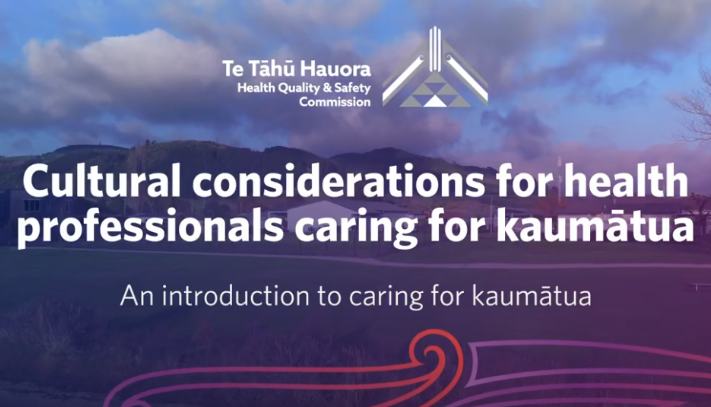 Cultural considerations when caring for kaumātua | Health Quality ...