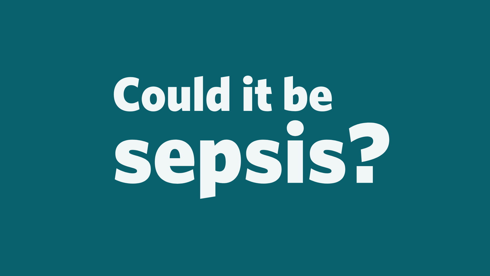 New resources to help health care workers stay alert for sepsis ...